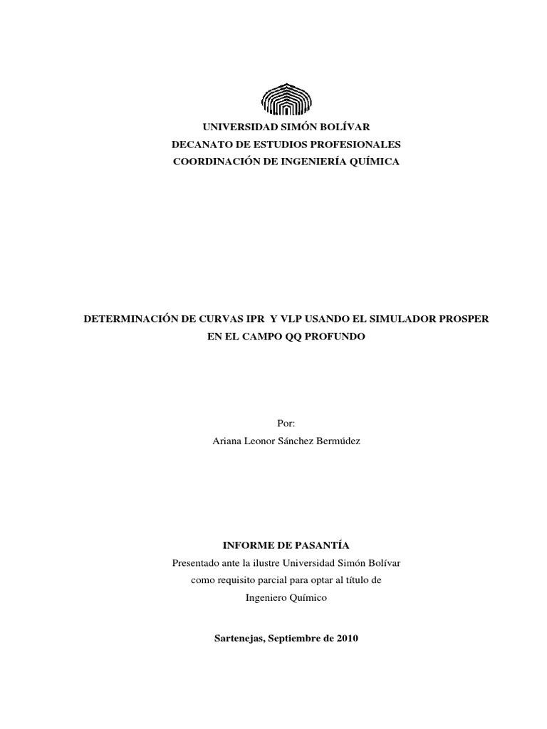 Ejemplo Prosper IPR VPL PDF | PDF | Science | Ingeniería