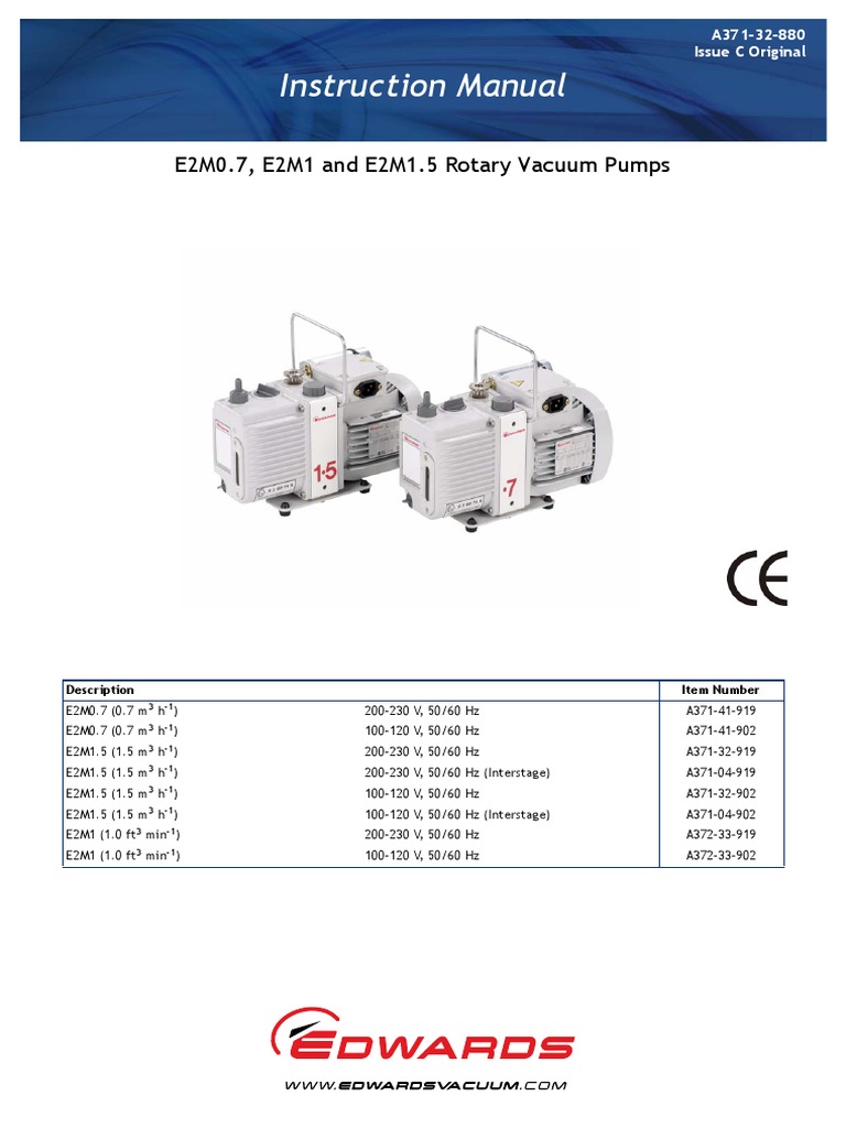 Instruction Manual PDF | PDF | Electrical Connector | Pump