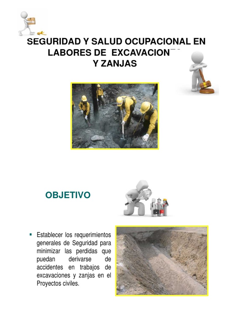 Seguridad Excavaciones | PDF | Excavación (Arqueología) | Tierra