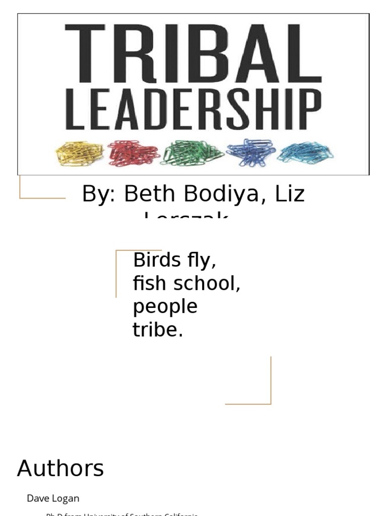 Tribal Leadership | PDF | Tribe | Leadership