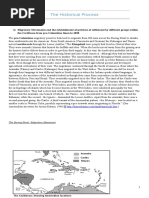 The Origin Migration and Settlement of The Tainos and Kalinagos | PDF