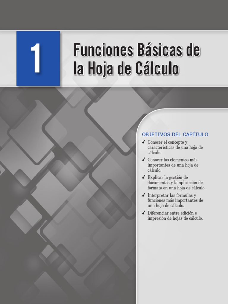 Funciones Basicas de Excel PDF | PDF | Hoja de cálculo | Fórmula