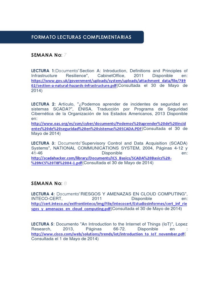 Lecturas Complementarias Unidad 4 | PDF | Informática | Tecnología