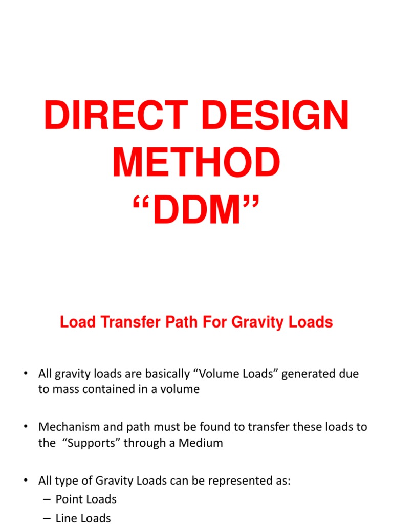 Floor Slab Design "DDM" | PDF | Beam (Structure) | Column