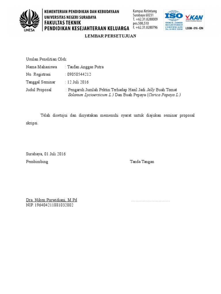 LEMBAR PERSETUJUAN Taufan | PDF