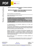 Prospecto de Primperan: Uso y Dosis | PDF | Medicamentos con receta ...