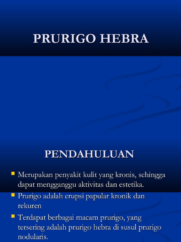 Prurigo Hebra | PDF