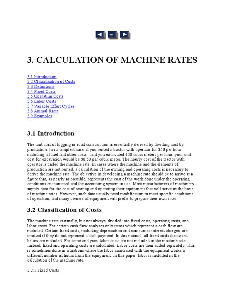 Calculation of Machine Rates | PDF | Interest | Depreciation