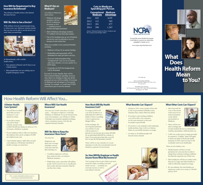 Health Care Pamphlet DESIGNED DRAFT For Review | PDF | Medicare (United ...