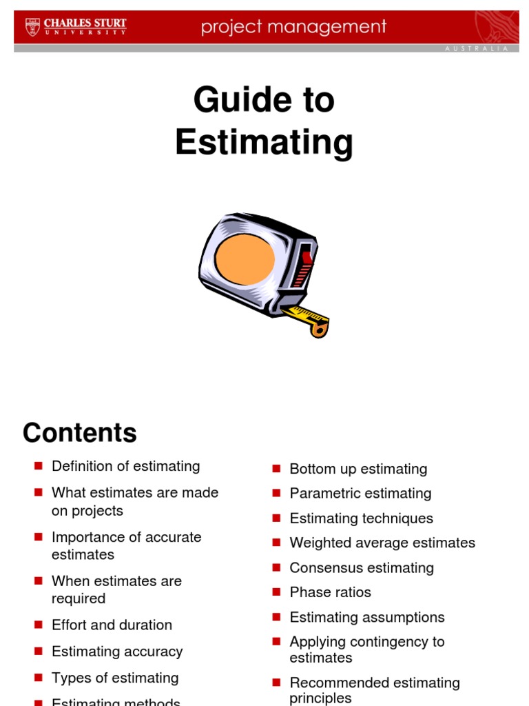 Estimating | PDF | Top Down And Bottom Up Design | Cognition