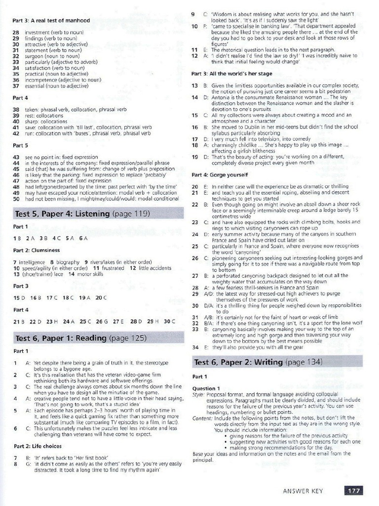 CAE Practice Tests Plus 6 Respuestas | PDF