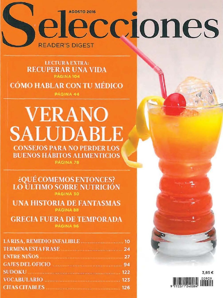 Selecciones Reader’s Digest – Agosto 2016 (1) Selecciones Reader’s Digest – Agosto 2016 (1)