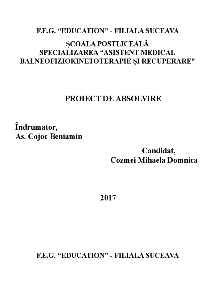 Licenta Fractura Col Femural | PDF