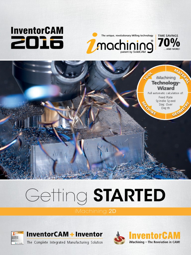 InventorCAM 2016 IMachining Getting Started | PDF | Machining | Drilling
