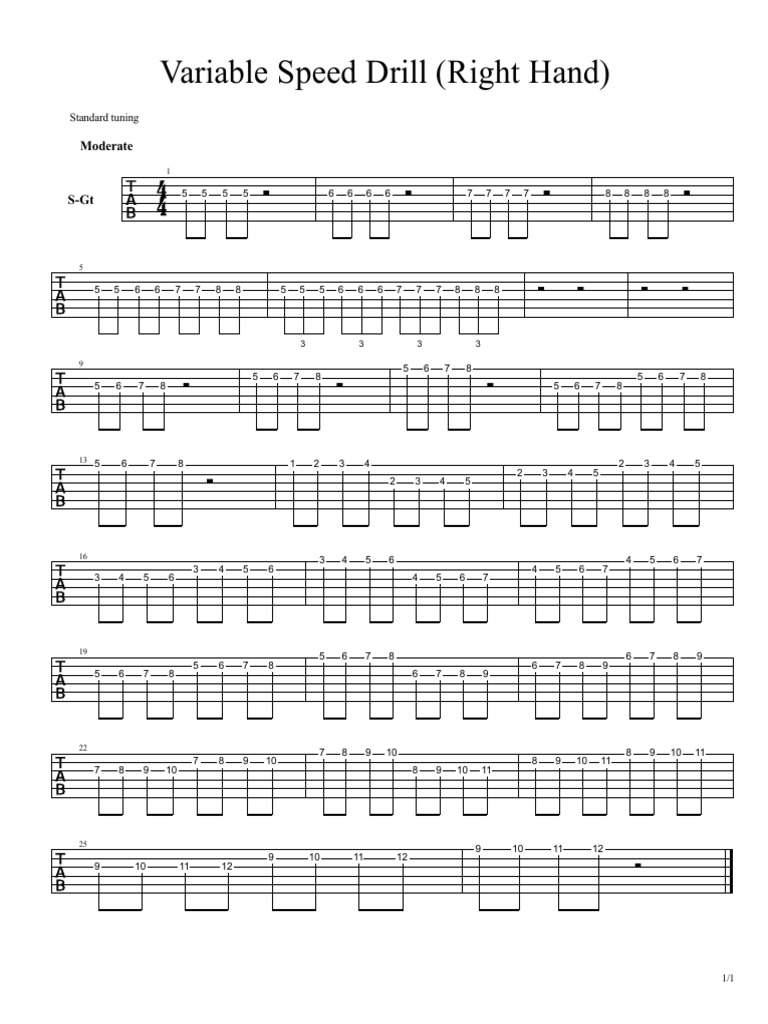 Variable Speed Drill Tuning Guide | PDF | Musical Instruments | Music ...