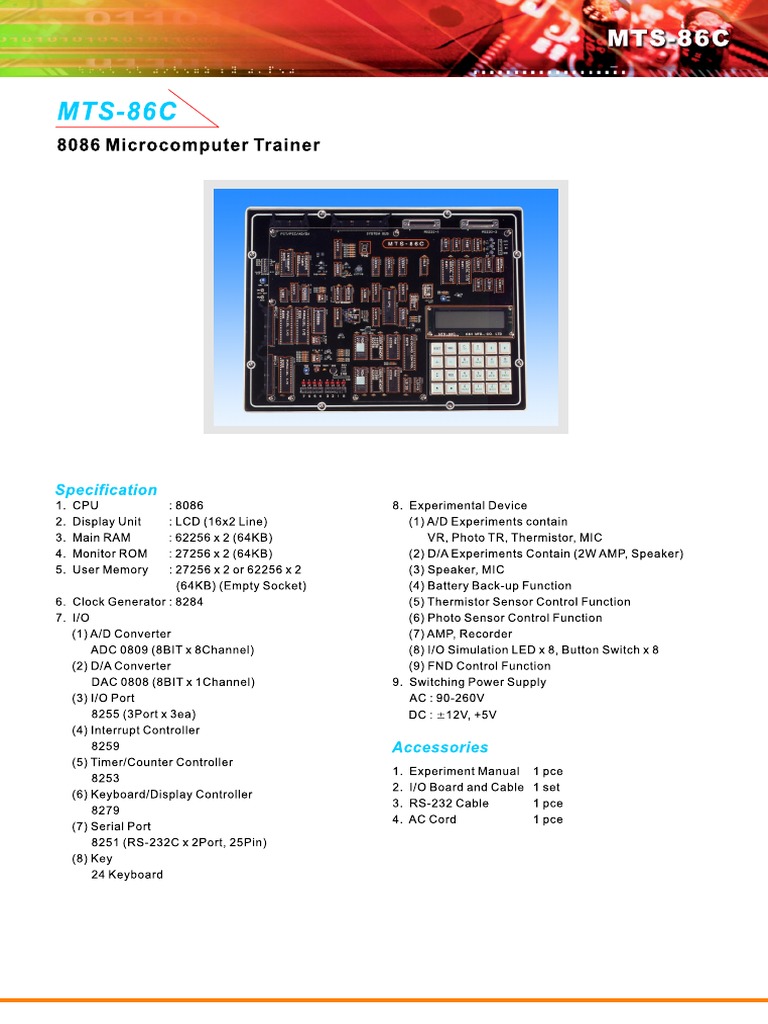 Mts 86c | PDF