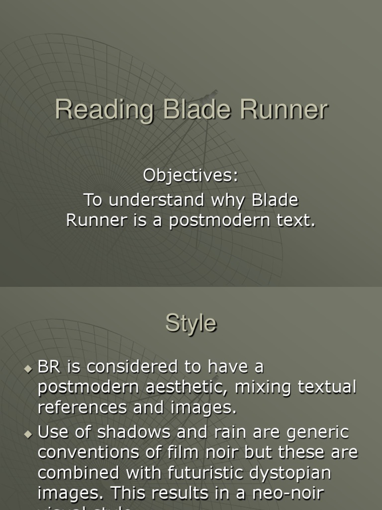 XReading Blade Runner | PDF