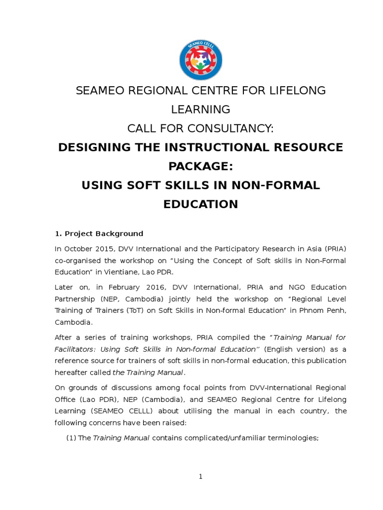 Call For Consultancy | PDF | Teaching | Pedagogy