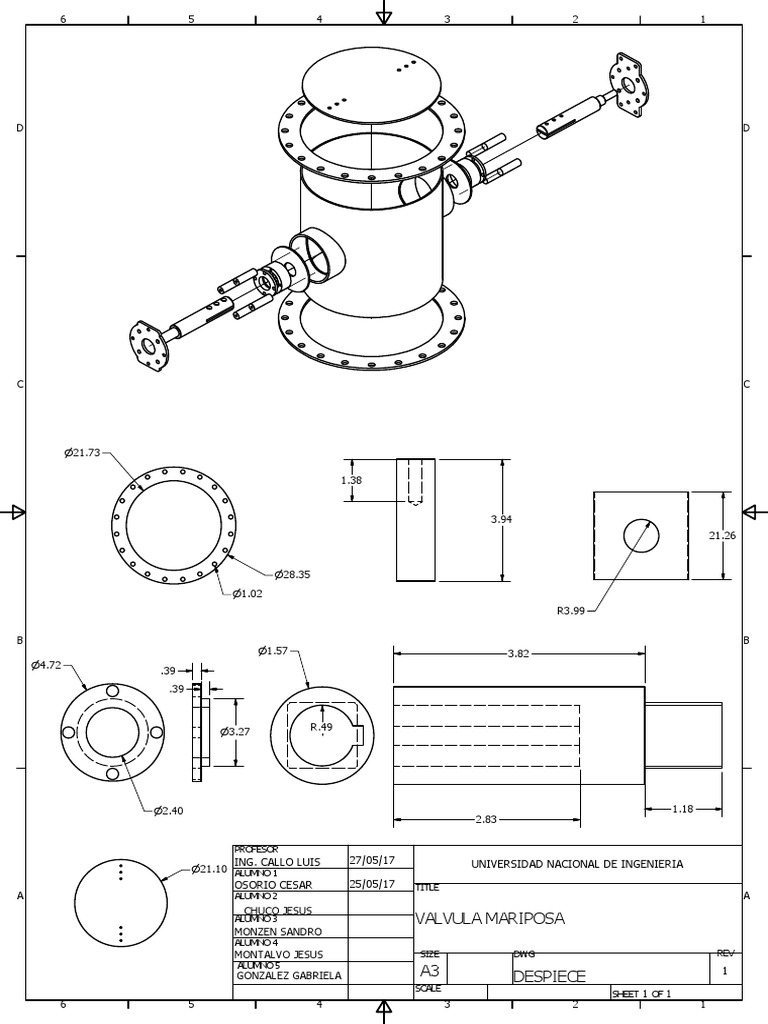 Butterfly Valve 1 | PDF