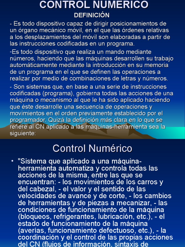 Control Numérico | PDF | Control numerico | Programa de computadora