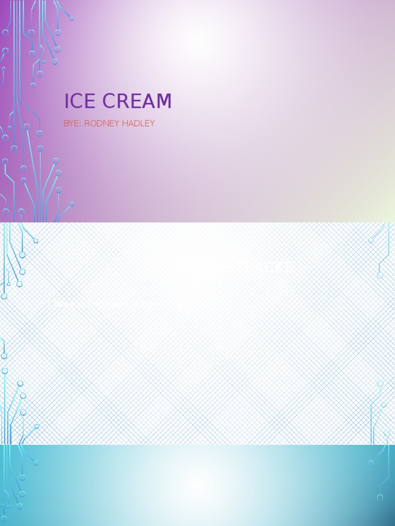 Ice Cream | PDF