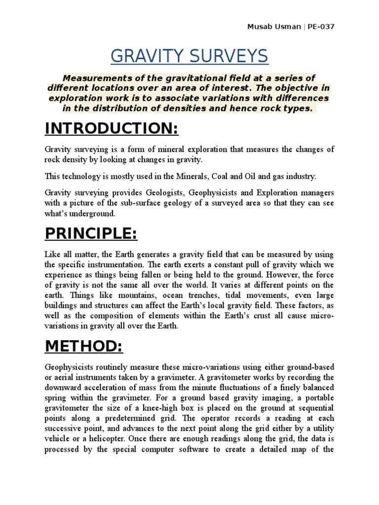 Geophysics Assignments | PDF | Gravity | Geophysics