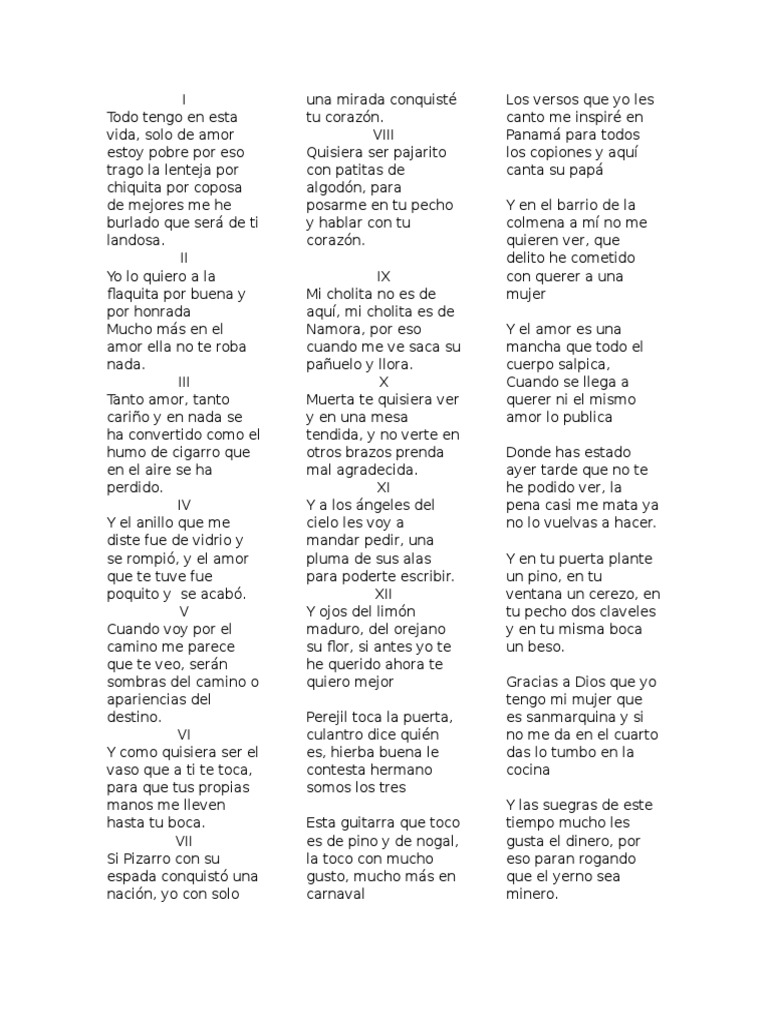 Coplas de Carnaval | PDF | Amor | Religión y creencia