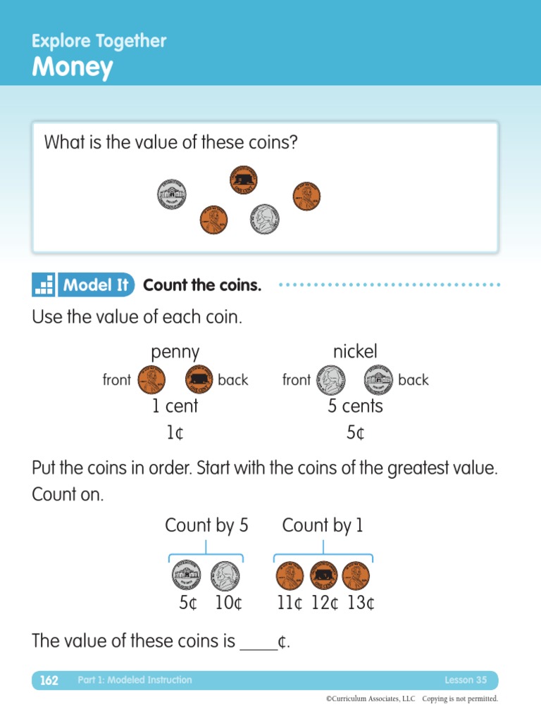Ready Money Instruction | PDF | Pedagogy | Currency