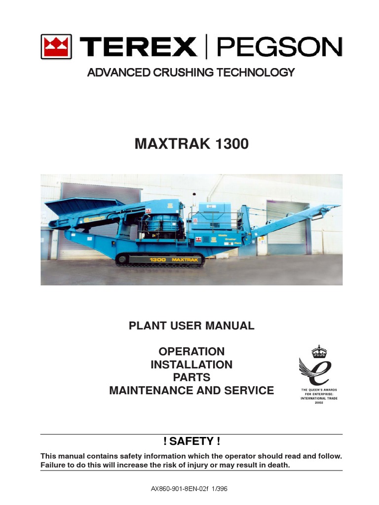 1300 Maxtrak Manual Parts | PDF | Electrician | Occupational Safety And ...