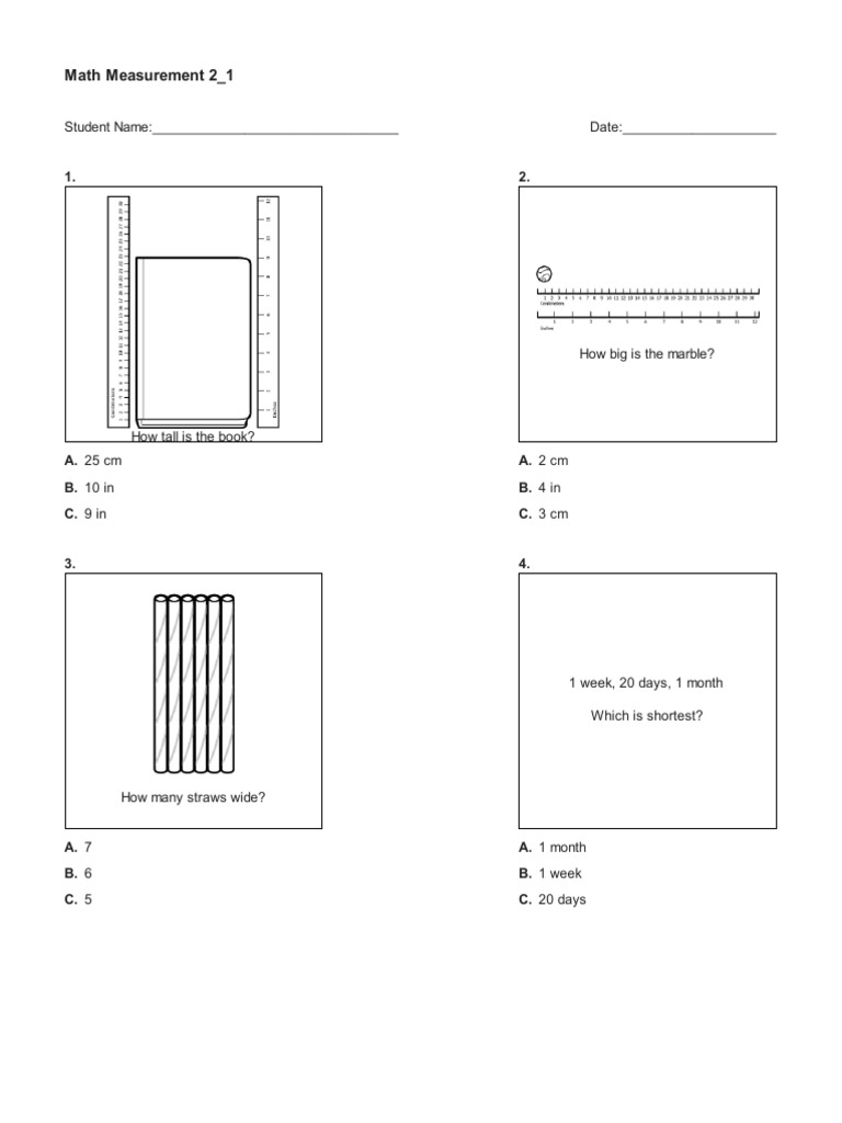 Math Measurement 2 1 | PDF | Nature