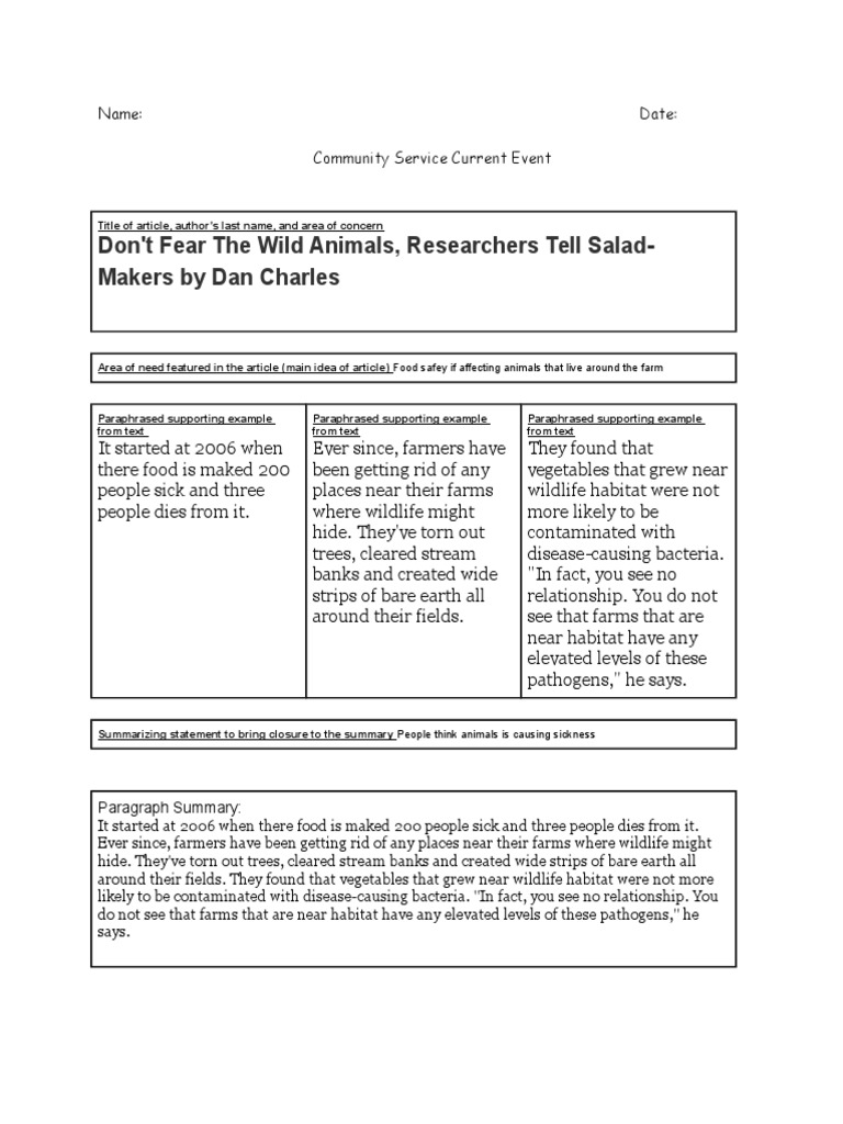 Rethinking Food Safety and Wildlife Impact | PDF | Wildlife | Habitat