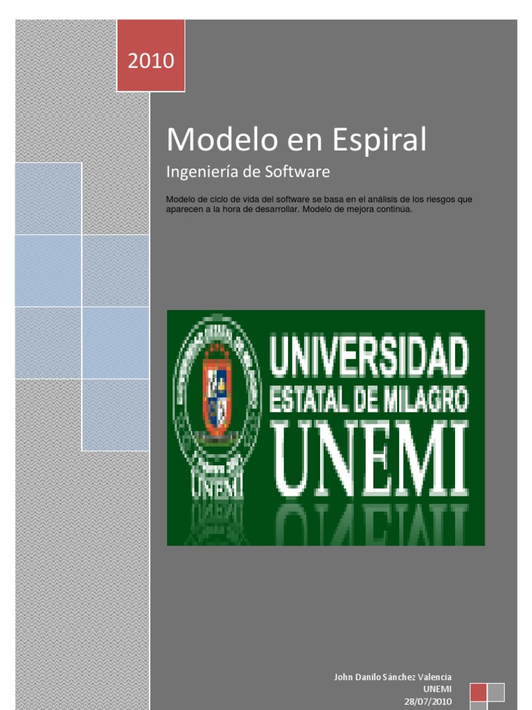 Modelo Espiral en Ingeniería de Software | PDF | Ingeniería de software ...