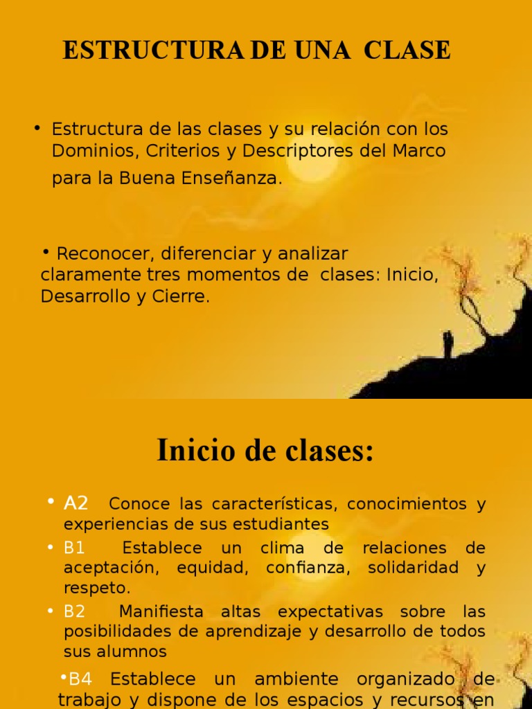 Estructura de Una Clase | Aprendizaje | Maestros | Prueba gratuita de ...