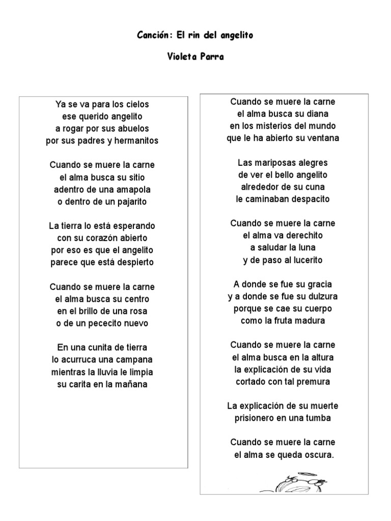 Canción - Rin Del Angelito | PDF