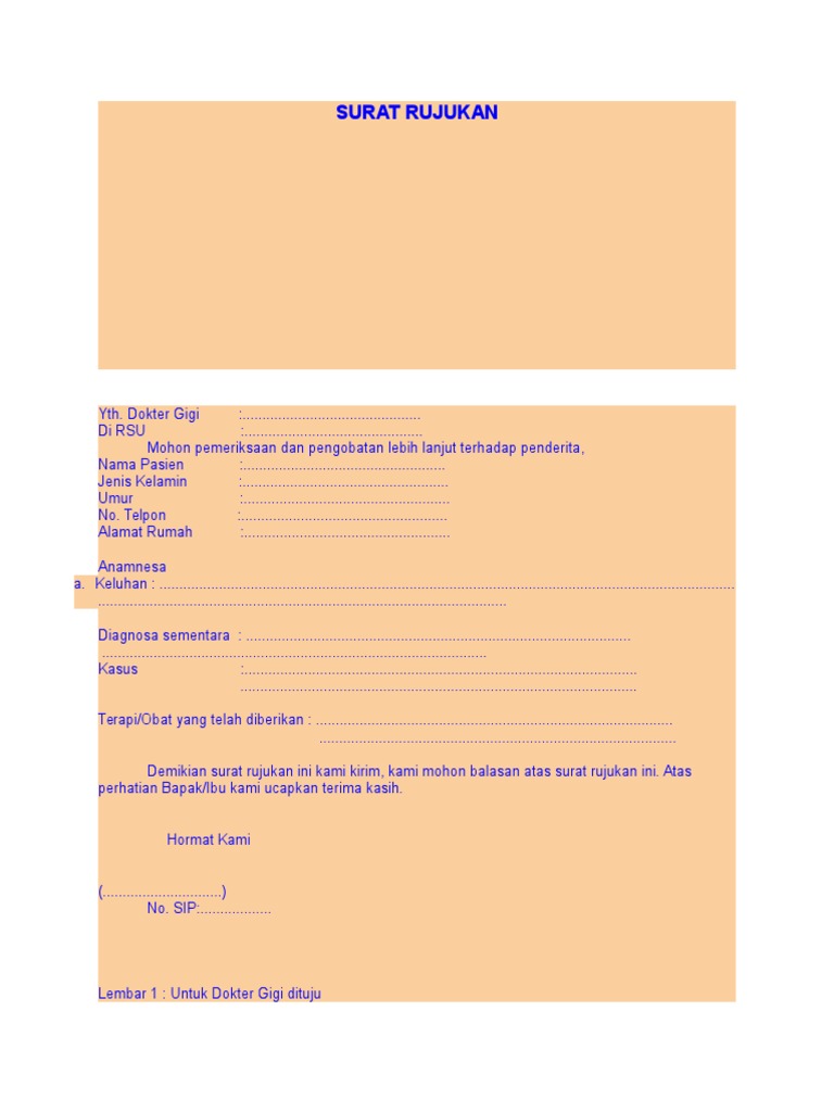 Contoh Surat Rujukan Internal | PDF | Pengembangan Diri