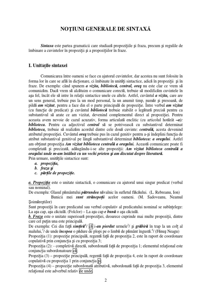 Sintaxa PDF | PDF