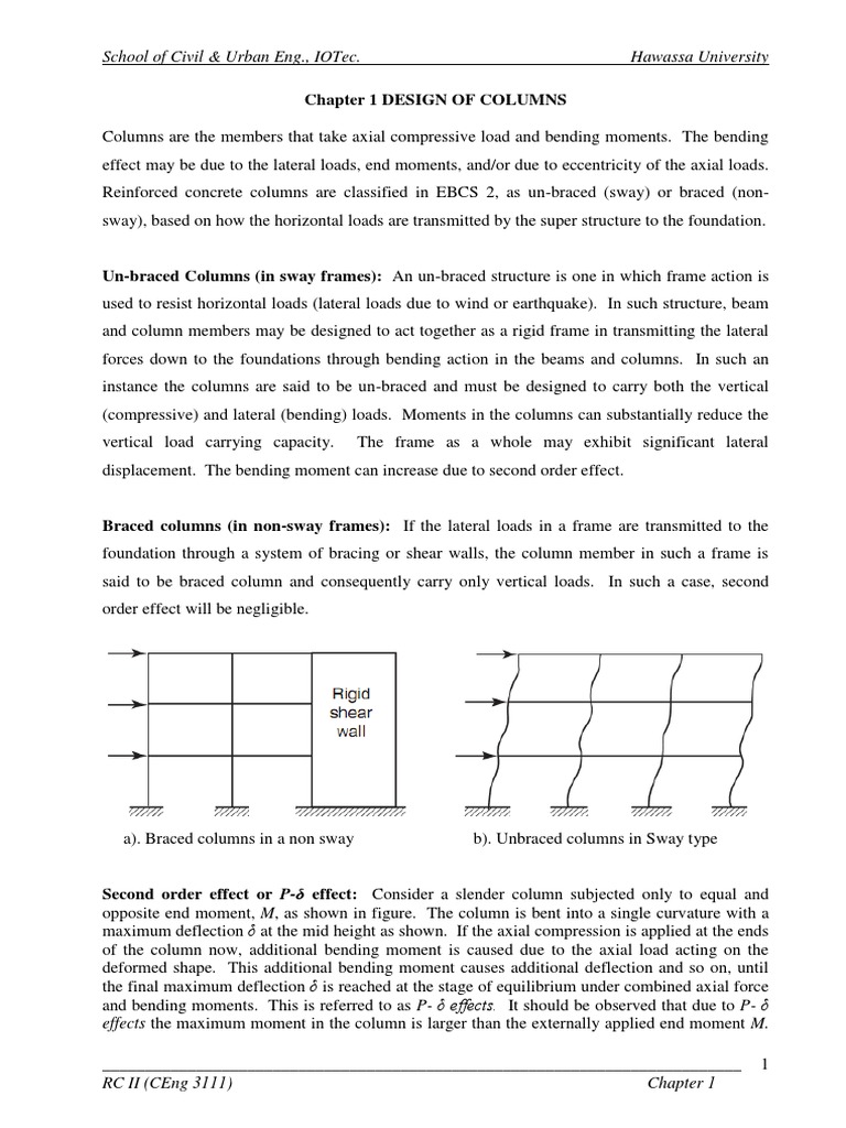 Design and Classification of Reinforced Concrete Columns ...