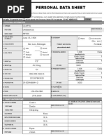 Sample Filled-Out PDS | PDF | Nursing