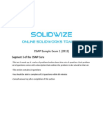 CSWP Practice Test Book: Certified Solidworks Professionals | PDF ...