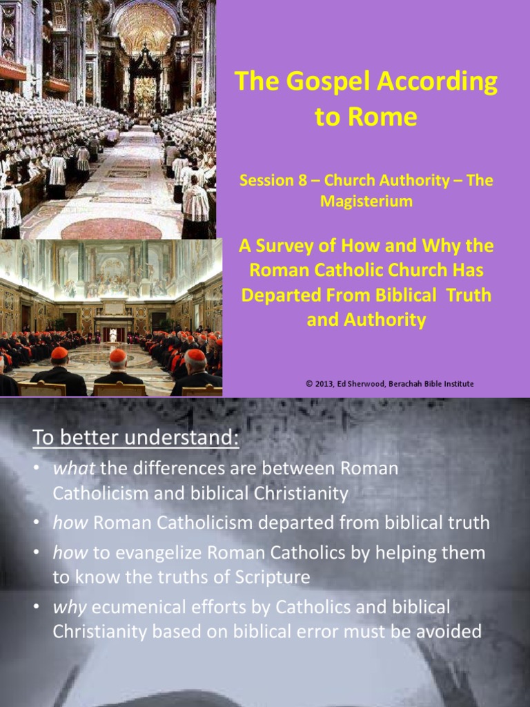 8 The Magisterium | PDF | Catholic Church | Pope