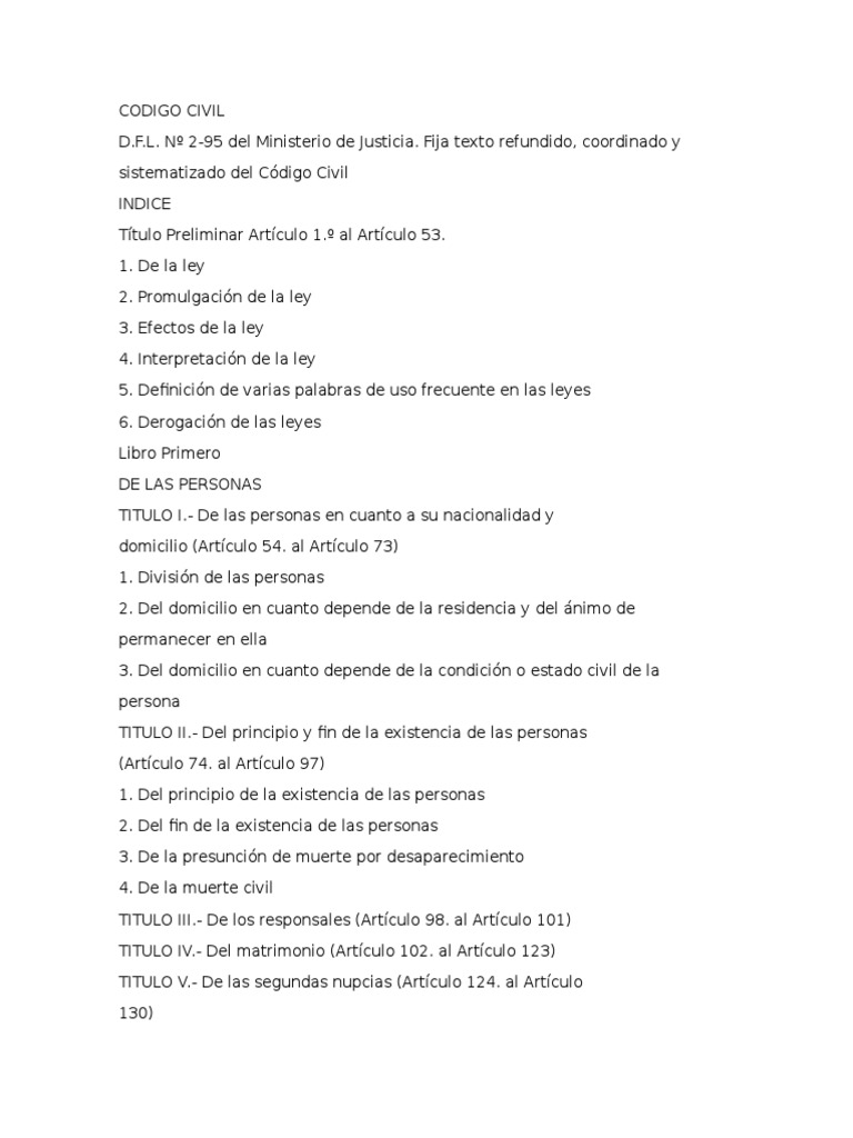 Código Civil de Chile: Estructura y Contenido | PDF | Pagos | Propiedad