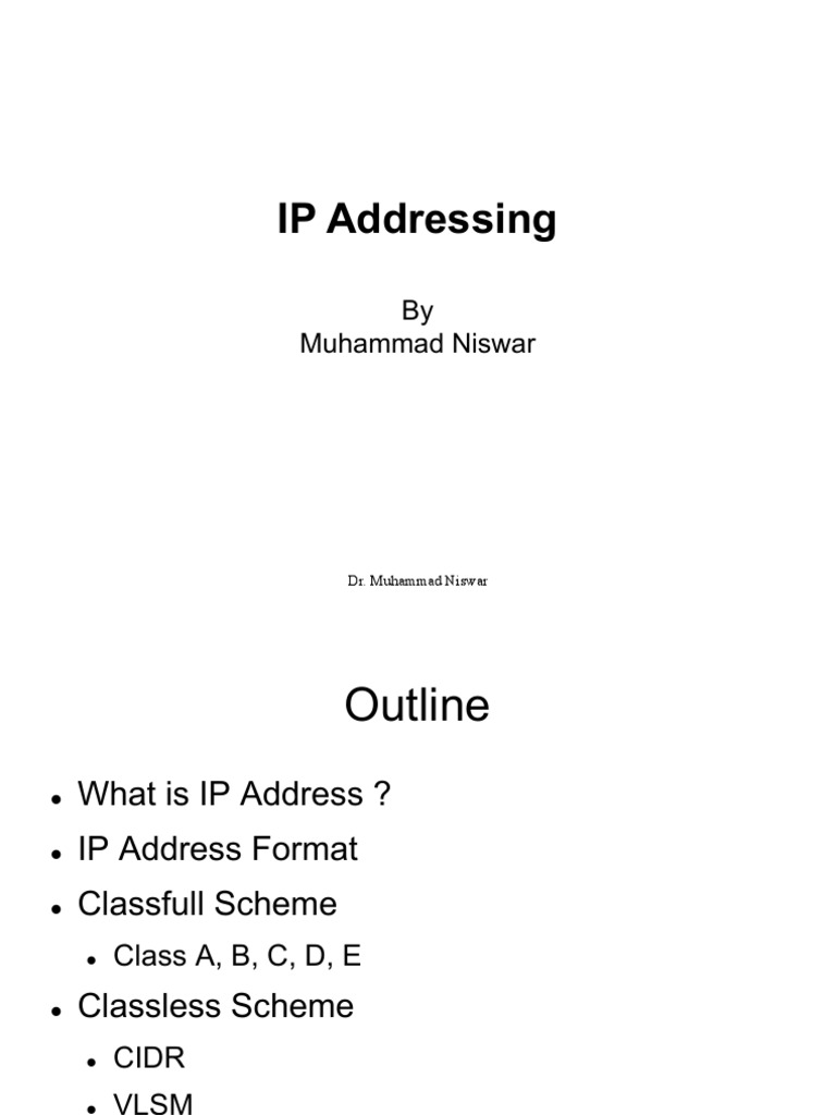 IP Addressing | PDF | Ip Address | Communications Protocols