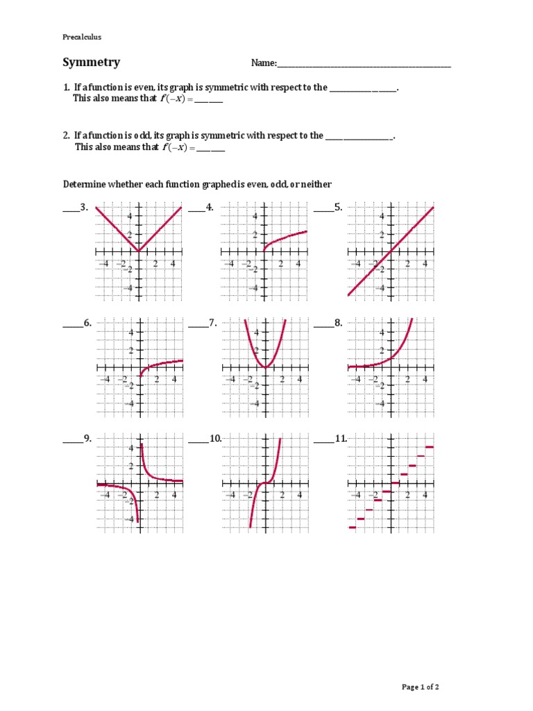 Symmetry-Odd and Even PDF | PDF