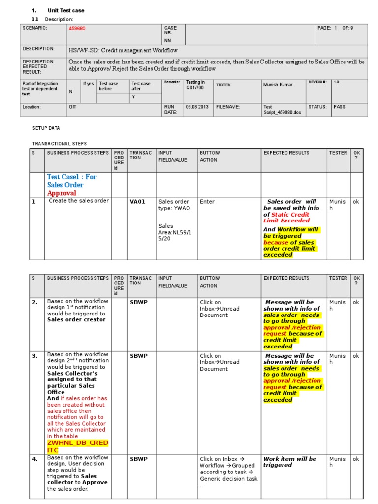 Test Script 459680 | PDF | Business Process | Email