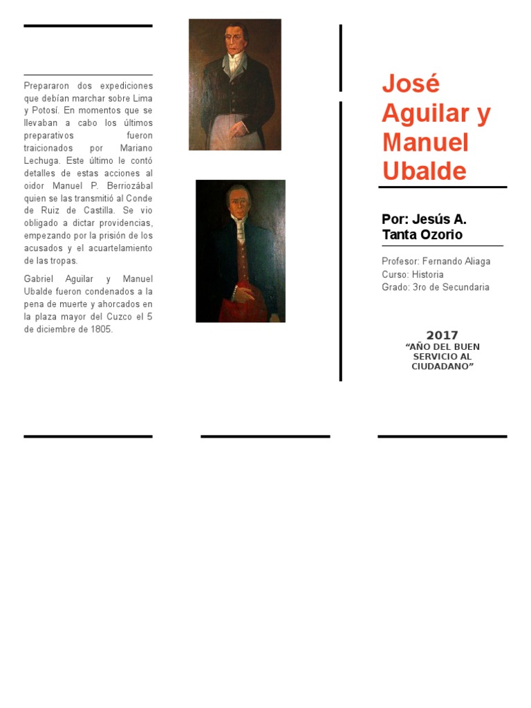 José Aguilar y Manuel Ubalde | PDF | Perú | Lima