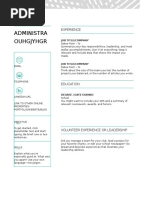 AIM 2.0 Resume Guidance for Army Officers | PDF | Résumé | Behavior ...