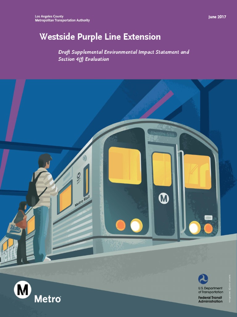Purple Line Extension SEIS | PDF | Transport | Railway