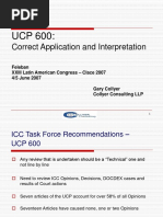 UCP 600 With Explanation | PDF | Bill Of Lading | Cargo