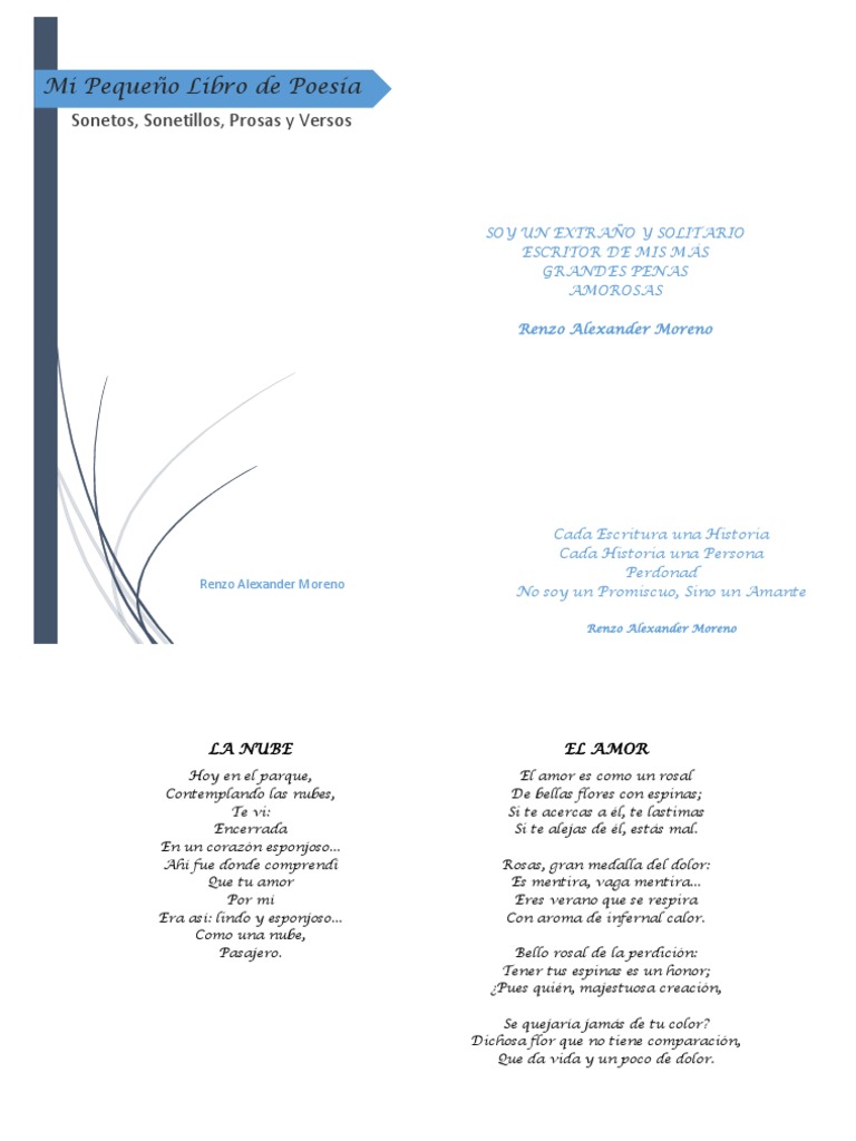 Mi Pequeño Libro de Poesia PDF | PDF | Pecado | Amor