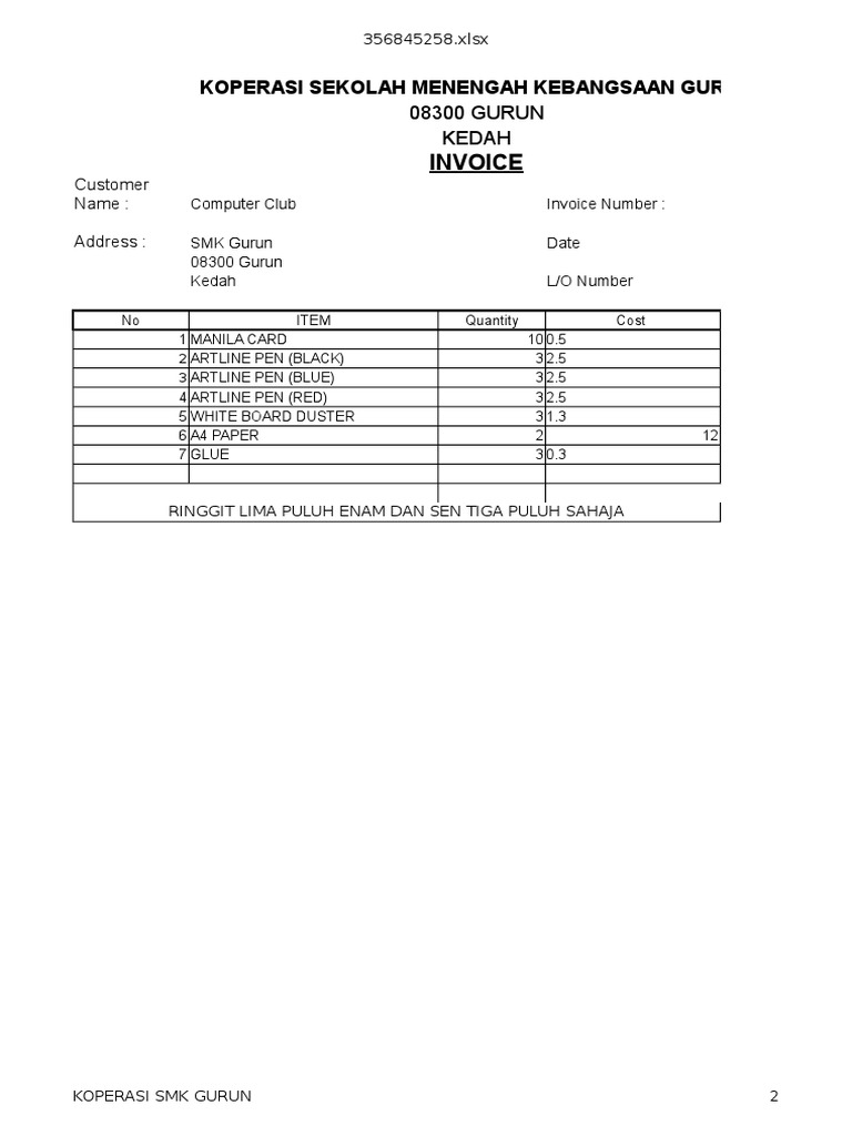Invoice | PDF
